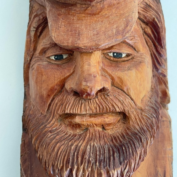 Dale Hallett | Art | Vintage Hand Carved Wooden Seaman Sculpture By ...
